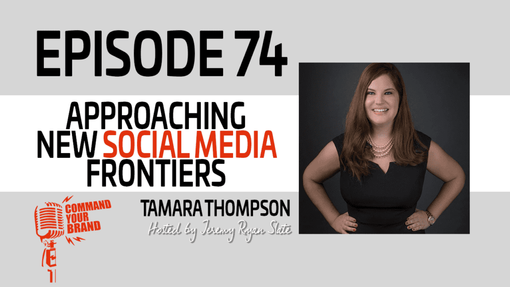 Tamara Thompson | Approaching New Social Media Frontiers